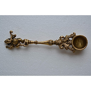 Ganesh Spoon - Yagya Hawan, hawan Spoon, Poojan Purpose, Indian Cultural Religious Item Best for Home, Office, Gifts Diwali Puja