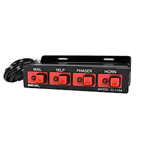 Able 2 / Show-Me 30.3104 Siren Full Feature Dash Mount