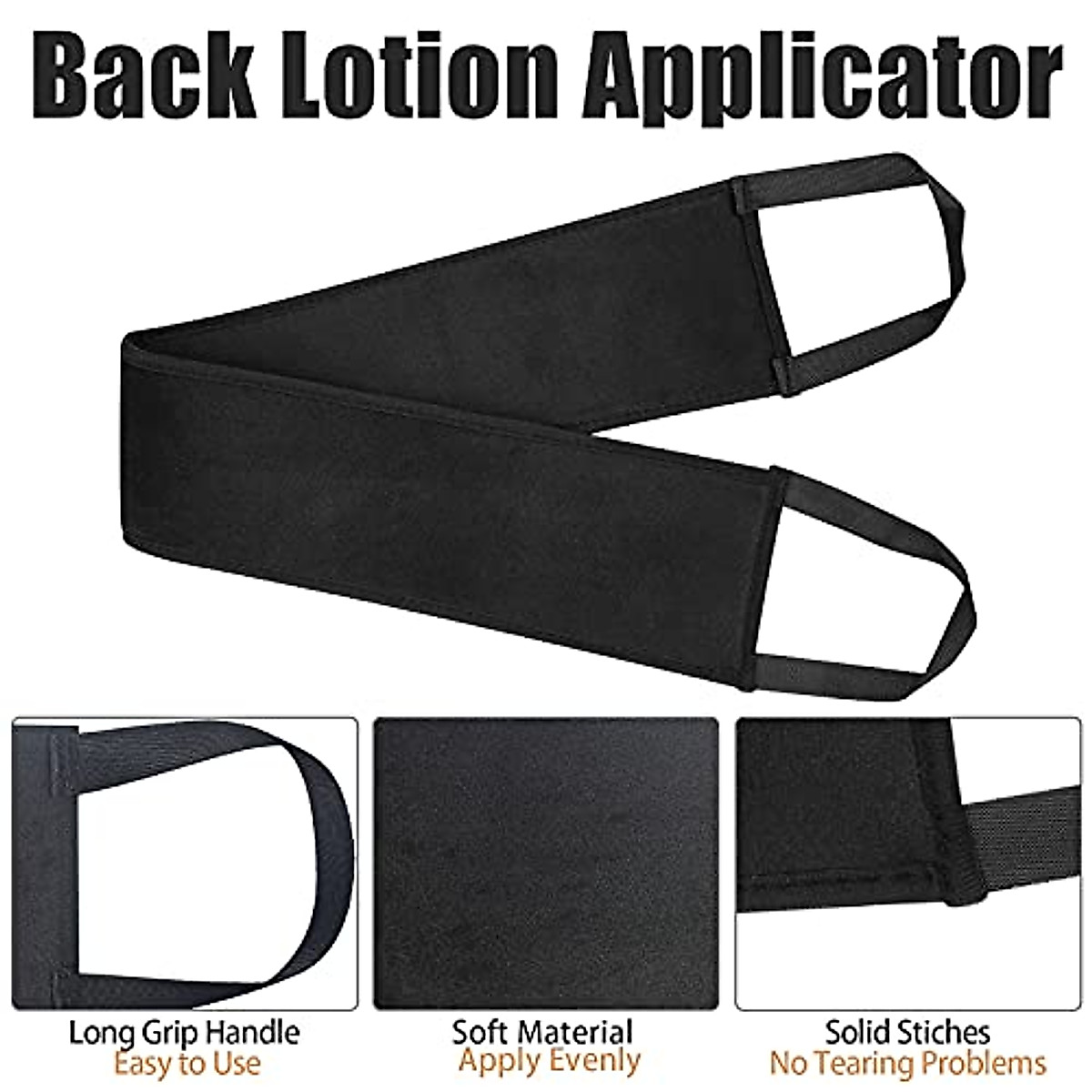 stusgo Self Tanning Mitt Applicator, Tanning Glove with Elastic Wrist, Sunless Tanning Back Applicator for Your Back, Soft, Streak-Free, for Self Sunless Tanning Fake Bake Tan, Lotion, Mousse