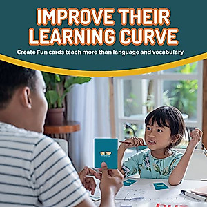 Preposition Flash Cards | 7 Total Prepositions 49 Picture Cards for Speech Therapy - for Teachers, Parents, ESL Teaching Materials and Speech Therapy Materials with 5 Sequencing Learning Games