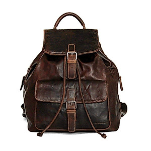 Voyager Drawstring Backpack #7517 (Brown)