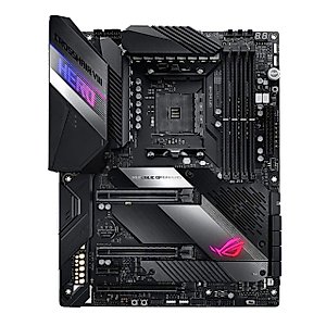 ASUS ROG Crosshair VIII Hero X570 ATX Motherboard with PCIe 4.0, Integrated 2.5 Gbps LAN, USB 3.2, SATA, M.2, Node and Aura Sync RGB Lighting (Renewed)