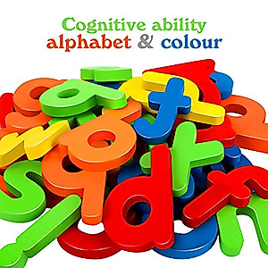 SpringFlower See & Spell Matching Letter Toy,Learning Educational Toy For 3 4 5 6 Years Old Boys And Girls,Preschool Learning Activities,Shape & Color Recognition Game,Cvc Word Builders For Kids,80Pcs