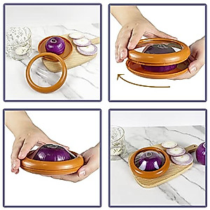 Fruit and Vegetable Shaped Savers Storage Onion Storage Tomato Saver Lemon Keeper and Avocado Saver Containers Set for Fridge Stretch Pod for Vegetable Crisper Makes Food Stays Fresh Longer, Pack of 4