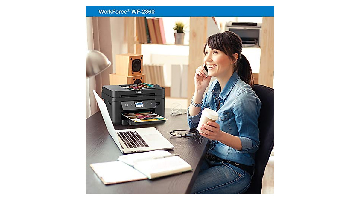 Epson Workforce WF-2860 All-in-One Wireless Printer for Home & Business