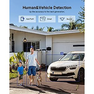 ANNKE 4K 8 Channel AI DVR with Human/Vehicle Detection, 5-in-1 H.265+ Security Digital Video Recorder Works with Alexa, Supports 8CH Analog and 4CH 8MP IP Cameras for Home CCTV System, 1TB Hard Drive
