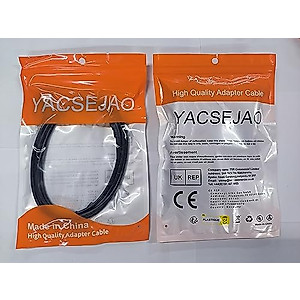 YACSEJAO USB Printer Cable 90 Degree USB 2.0 A Male to B Male Printer Scanner USB B Cable Cord with 480Mbps High Speed Printing, 1.5M(Right Angle)