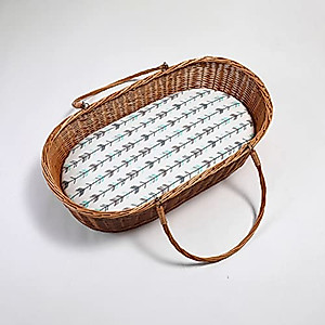 Toddmomy Toddler Bedding Set 3pcs Stretchy Changing Pad Cover Bassinet Sheet Diaper Changing Pad Table Sheets Cotton Diaper Crib Sheets for Baby Boy Girl Toddler Bed Mattress