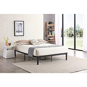 Hodedah Hibf39 Twin Bed Frame, Black