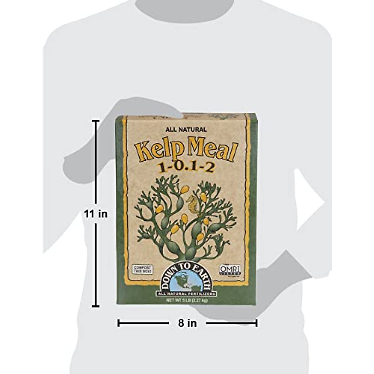 Down to Earth Kelp Meal 1-0.1-2, 5lbs