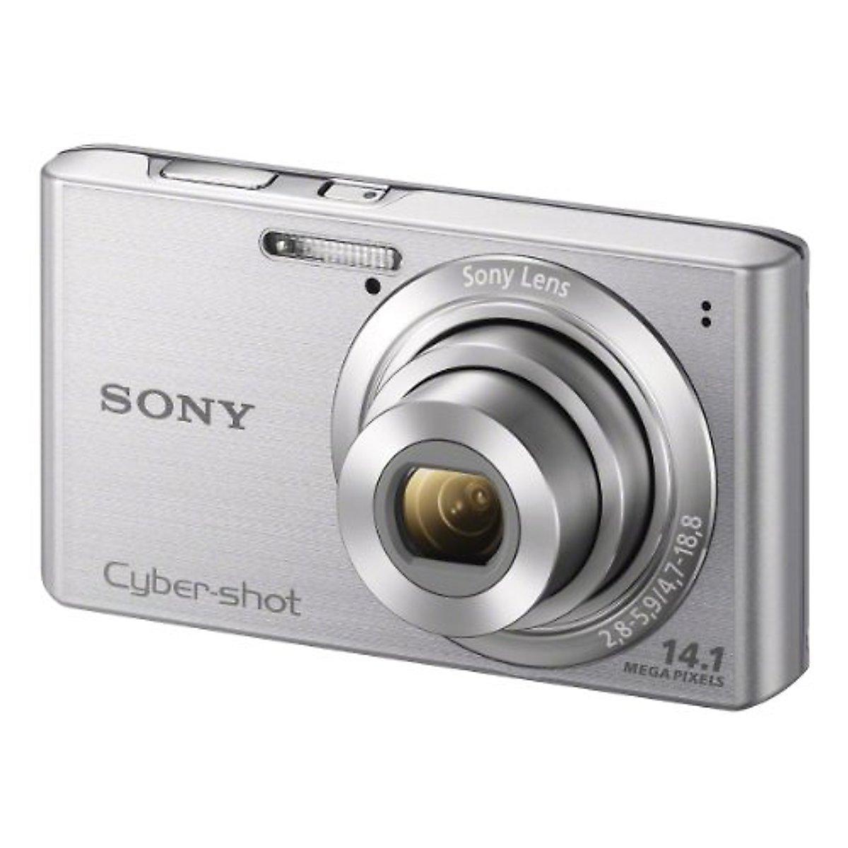 Sony Cyber-shot DSCW610 14.1 MP Digital Camera with 4x Optical Zoom and 2.7-Inch LCD (Silver) (2012 Model)