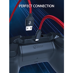 6Ft PS4 Controller Charger Cable for Xbox One Controller Cable,Playstation 4 Controller Charger Cord,PS4 Charging Cable Dualshock 4 Controller,PS4 Vita Slim/Pro Charge Play Micro USB Data Cable