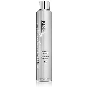 Kenra Platinum Working Spray 14 50% | Flexible Hold Hairspray | Fast-Drying, Non-Sticky | Creates Volume & Texture | Leaves Hair With Frizz-Free Shine | All Hair Types | 10 oz