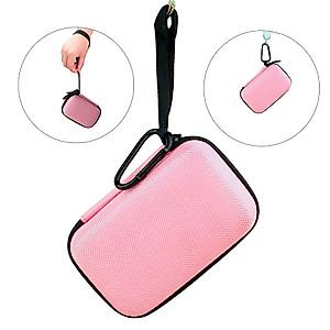 JINMEI Hard EVA Carrying Case Compatible with Canon PowerShot G7 X Digital Camera/SX720 SX620 SX730 Digital Camera. (Pink)