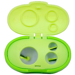 Sargent Art 36-1025, 3-Hole Sharpeners, Pieces Class Pack, Colored, Pencils, Crayons, 12 Count (Pack of 1)