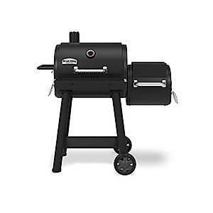 Broil King 955050 Smoke Offset 500 Offset Smoker and Grill, Black
