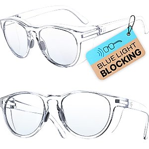 NoCry High Performance Safety Glasses for Women and Men — Soft Non-Slip Nose Pads, Reinforced Side Shields, Premium Anti Fog & Anti Scratch Coating, Advanced Impact Resistance, 100% UV Eye Protection