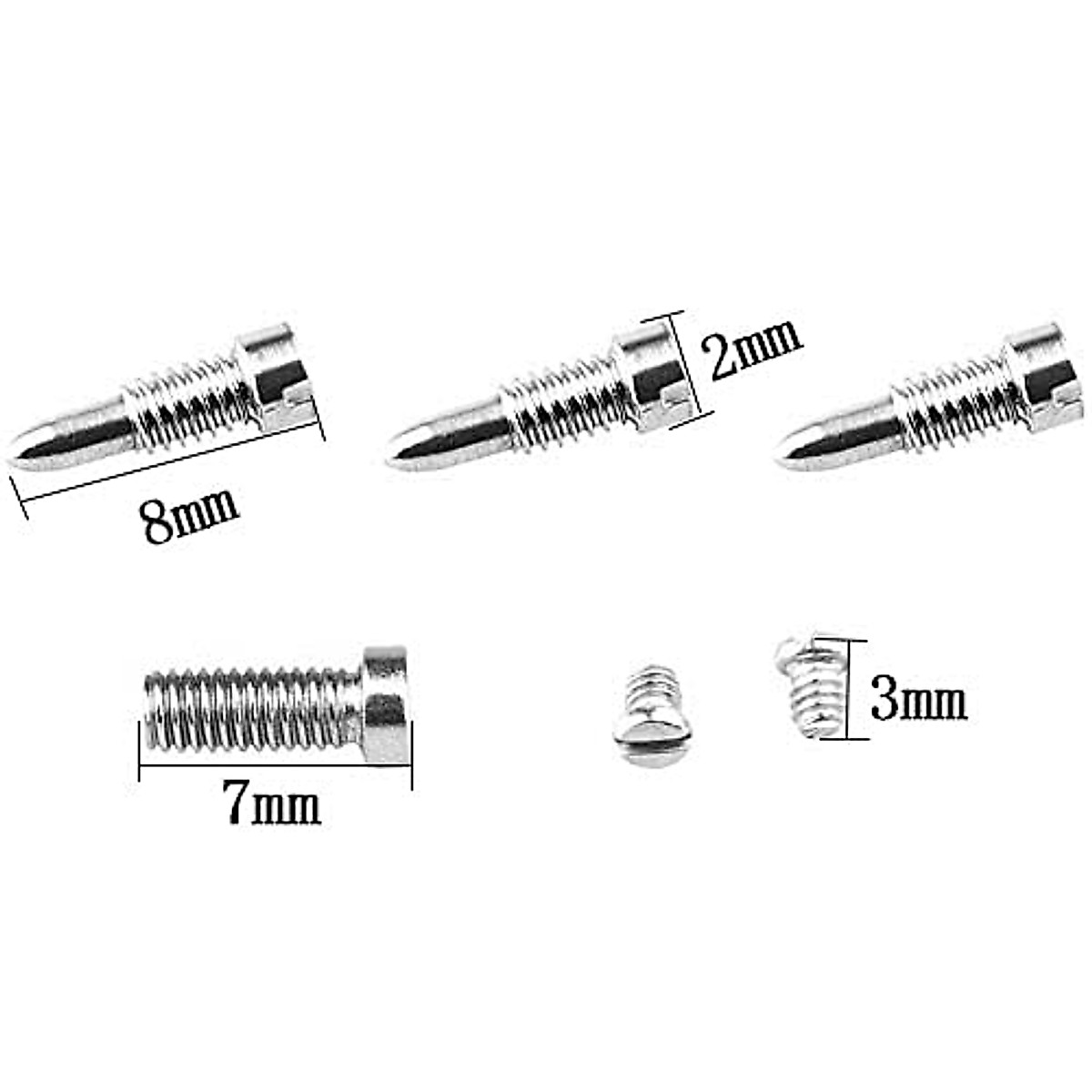 Jiayouy Clarinet Repair Parts Set 14pcs Clarinet Rollers + 21 Screws Bb Clarinet Woodwind Instrument Replacement Accessories