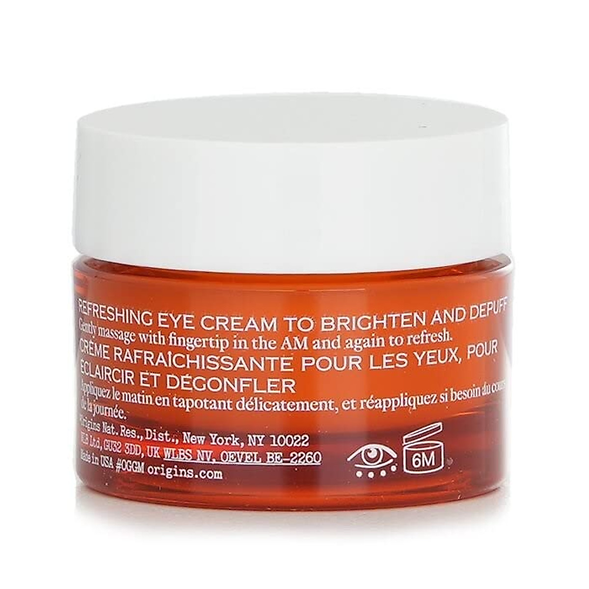 Origins Ginzing Refreshing Eye Cream To Brighten and Depuff for Unisex - 0.5 Oz Eye Cream, 0.5 Ounce,I0080521