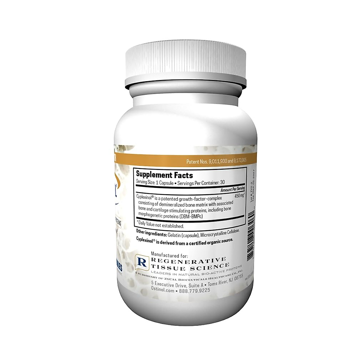 Ostinol Standard 450mg - Bone & Joint Supplement | Stem Cell Activation Certified | Bio Active Protein Complex for Moderate Bone Loss & Moderate Joint Disfunction - 30 Capsules