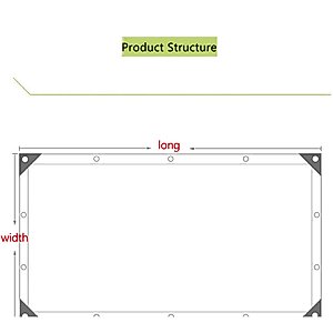 WYYZH Thickened HDPE Shading Net Sunblock Shade Cloth Net Tear Resistant Gazebo Shade Net Garden Sun Shade Net for Plants with Grommets (Color : Blue, Size : 6x10m)