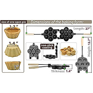 Mini Muffins Open Pies Cookie Maker Non-stick Cookies Pastry