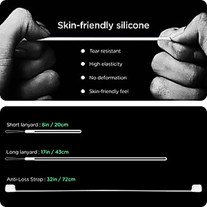 𝟐𝟎𝟐𝟑 𝗡𝗘𝗪 for AirPods Pro Accessories Anti-Lost Combo, AirPods Pro 2 Lanyard Bluetooth Headphones Soft Silicone Magnetic Anti-Loss Strap, Sports Lanyard, Neck Cord