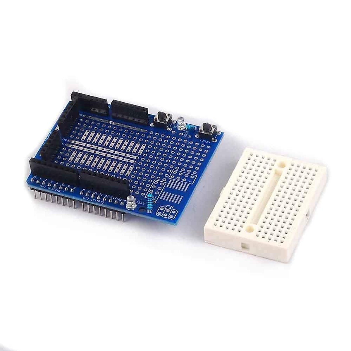 10PCS UNO ProtoShield Prototype Expansion Board with SYB-170 Mini Breadboard Based UNO ProtoShield