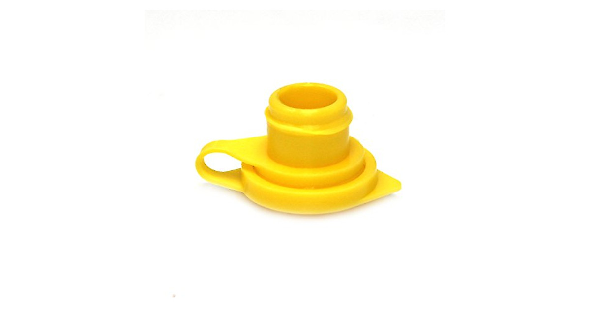 Yellow Fuel Gas Cap 20 Pack - Leak-Free Venting