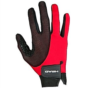 HEAD Leather Racquetball Glove - Web Extra Grip Breathable Glove for Right & Left Hand - Right, Medium