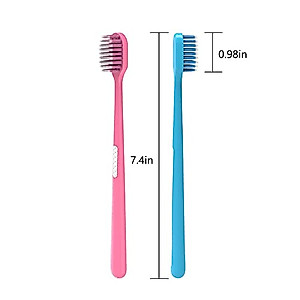N-amboo Colorful Prepasted toothbrushes Soft Bristles Adult Size Disposable Toothbrush Individual Package Travel Toothbrush (24 Pieces)