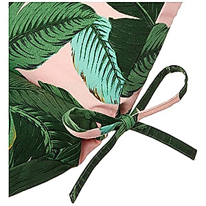 Pillow Perfect Outdoor/Indoor Swaying Palms Capri Square Corner Chair Cushion, 1 Count (Pack of 1), Green