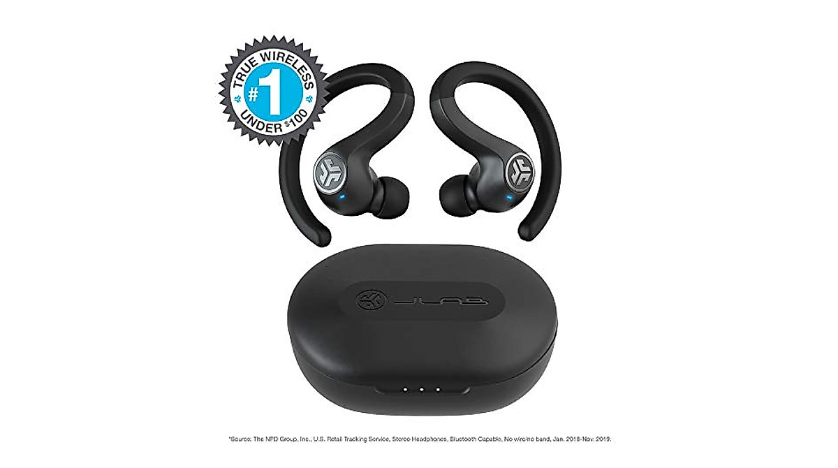 JLab JBuds Air Sport Wireless Earbuds - Sweatproof & Secure Fit