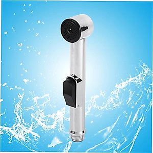 Handheld Bidet Spray Attachment for Toilet - Portable Chrome Plated Shattaf Sprayer with ABS Handheld Shower - Cleans and Refreshes Easy to Install - Personal Solution-size1