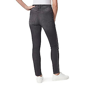 Gloria Vanderbilt Women's High Rise Skinny Jean, BOSPHORUS-Lurex Piping, 8