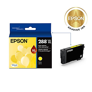 EPSON T288 DURABrite Ultra -Ink High Capacity Yellow -Cartridge (T288XL420-S) for Select Epson Expression Printers