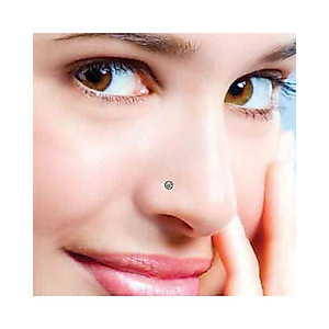 SLVIEKAE 18 Pcs Nose Piercing Kit, Disposable Nose Piercing Kit Self Nose Piercing Kit, at Home Nose Piercing Kit with L Shaped Stud (18 Pack)