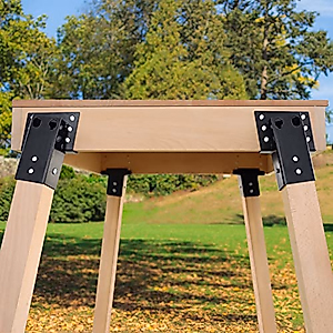 Outdoor Multi-Use Outdoor 4x4 Compound Angle Brackets Platform Bracket for Deer Stand Hunting Blinds Shooting Shack (Set of 4)