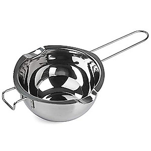 Stainless Steel Double Boiler Pot for Melting Chocolate, Candy and Candle Making (18/8 Steel, 2 Cup Capacity, 480ML)