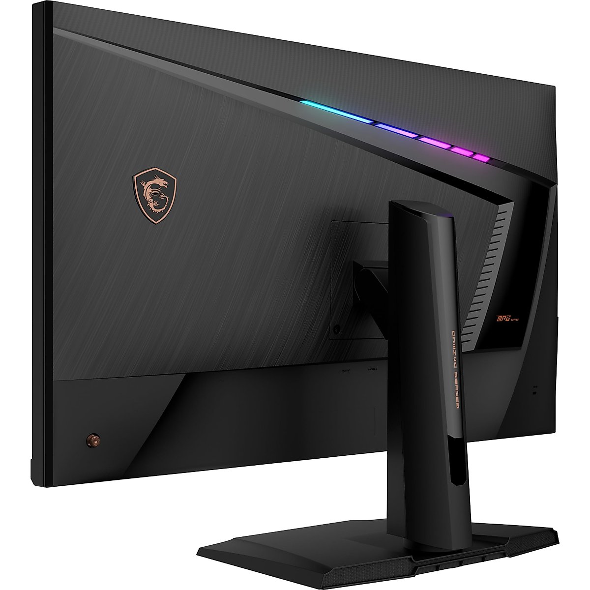 MSI MPG321UR QD 32" Gaming Monitor, 3840 x 2160 (UHD), IPS with Quantum Dot, 1ms, 144Hz, G-Sync Compatible, HDR 600, HDMI, Displayport, USB Type-C, Tilt, Swivel, Height Adjustable, Black
