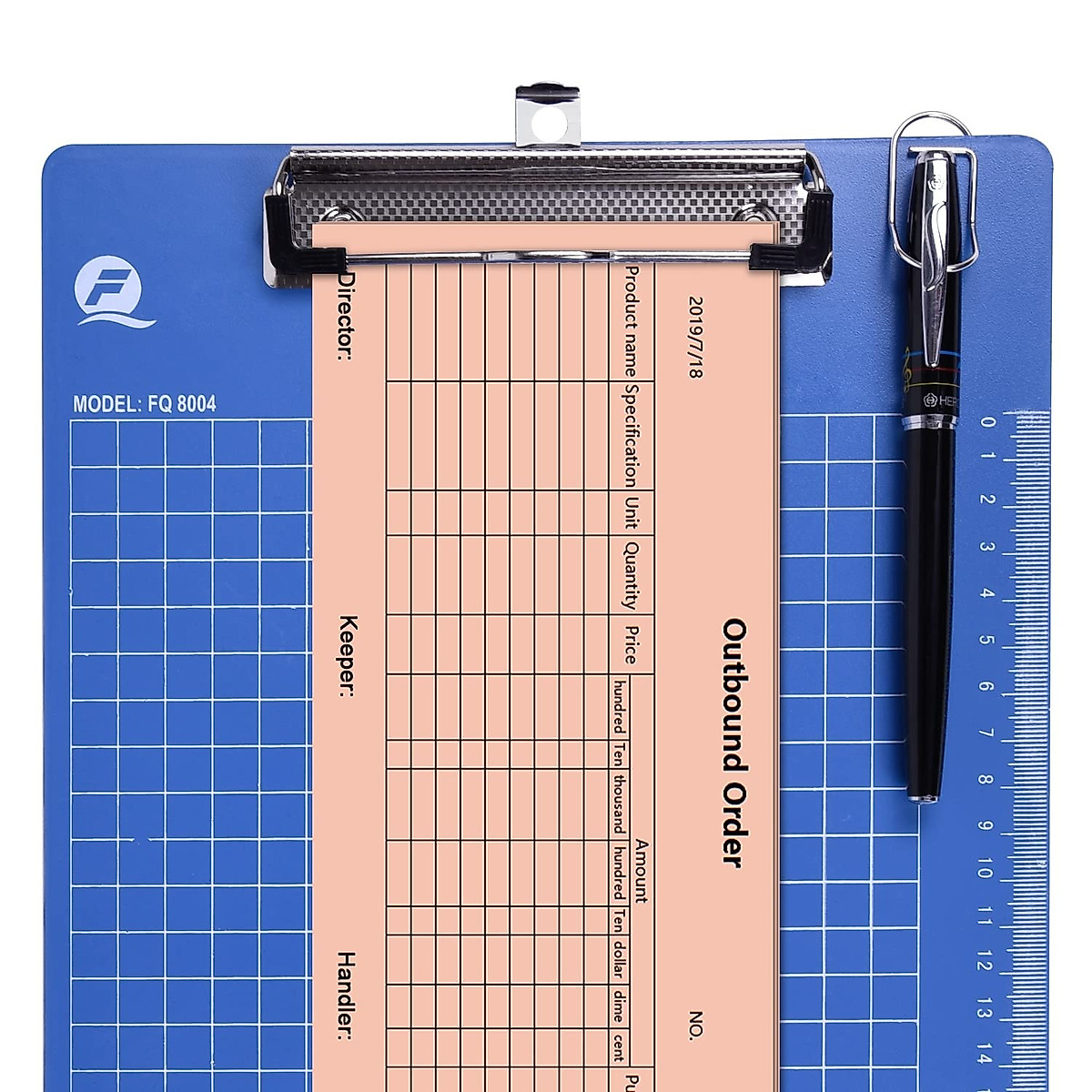 Wisdompro Pen Clip, 12 Pack Stainless Steel Pen Clip Holder for Notebook, Books, Journal, Clipboard, Paper, etc. - Fits Almost Any Pen Size (Silver)