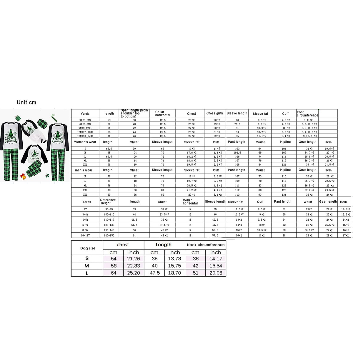 Lizxun Christmas Pajamas for Family Christmas Pjs Matching Sets Elk Christmas Tree Christma Pajama Family Xmas Sleepwear Set Women