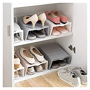 DARKIA Home Storage Shoe Racks Modern Cleaning Storage Shoes Rack Living Room Convenient Shoe Boxes Shoes Organizer Stand Sheves (Color : Dark Gray)