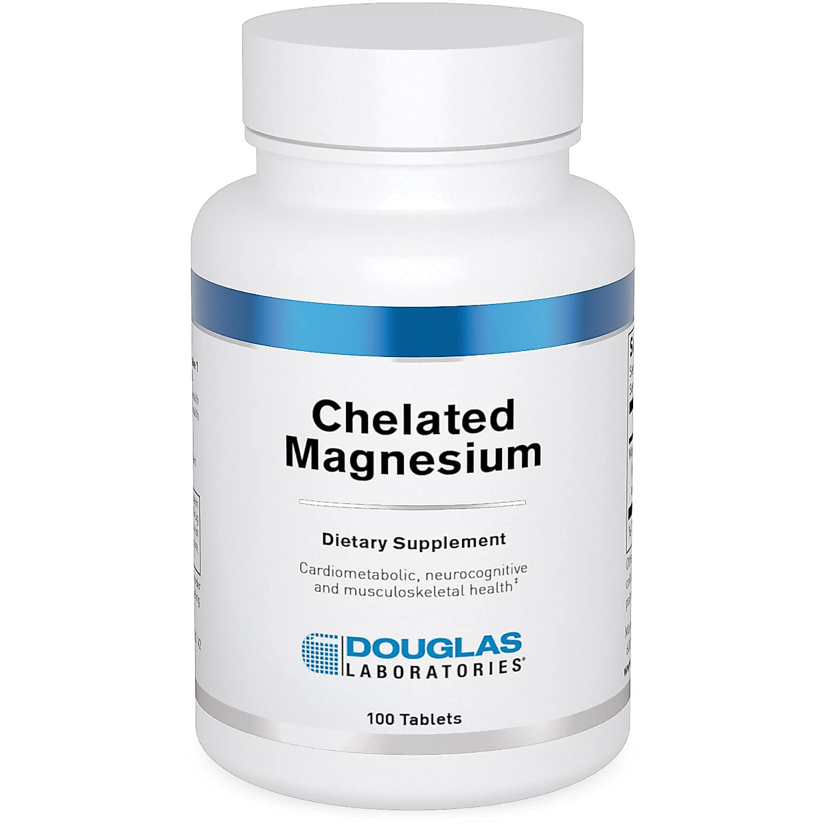 Douglas Laboratories Chelated Magnesium | Supports Energy Metabolism, Heart, Skeletal Muscles and Nervous System | 100 Tablets