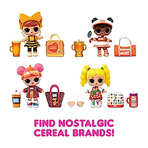 L.O.L. Surprise! LOL Surprise Loves Mini Bites Cereal Dolls with 7 Surprises, Accessories, Limited Edition Doll, Cereal Theme, Collectible Doll- Great Gift for Girls Age 4+