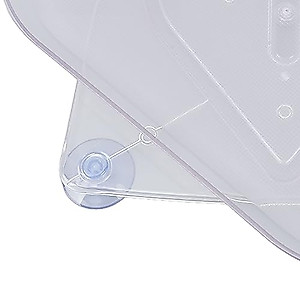 Fridge Turntable Organizer,Rectangular Lazy Susan Refrigerator Turntable Organizer 360° Rotatable Spice Rack for Cupboard Cabinets Pantry Bathroom (S)