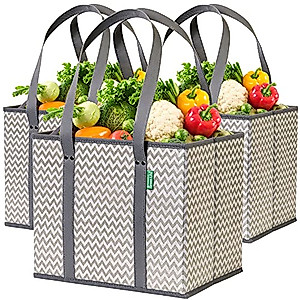 Creative Green Life Reusable Grocery Box Bags and Cooler Bag