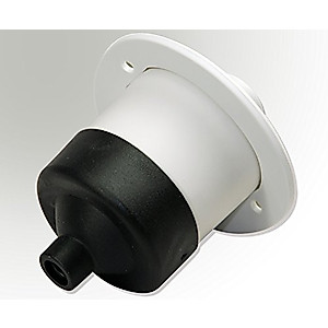 Conntek 80101-BCWT NEMA 5-15P 15-Amp 125V Charger Inlet with White Cover