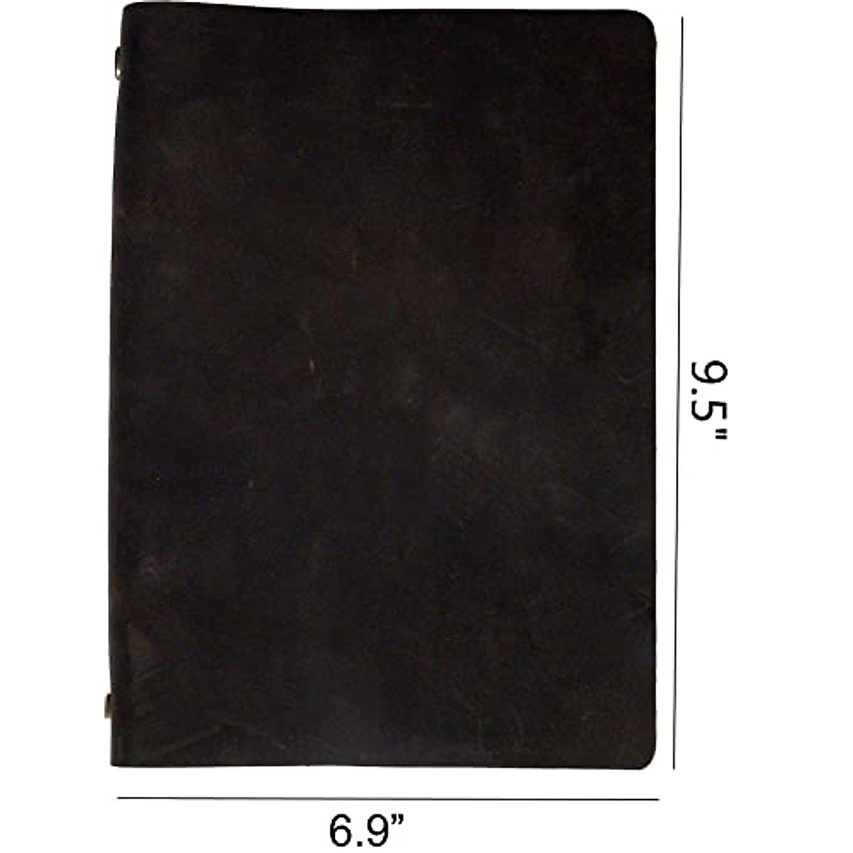 Ditac Size A5 Genuine Leather Journal, 9.6 X 6.8 Inch, A Handmade Leather Refillable Binder Executive Business Journal, Made of All Natural Thick Leather (Thick Leather)