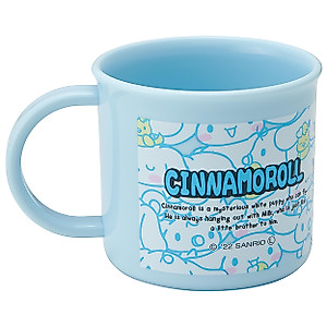 Skater Cinnamoroll Reusable Plastic Drinking Cup with Handle 6.76oz - Friends